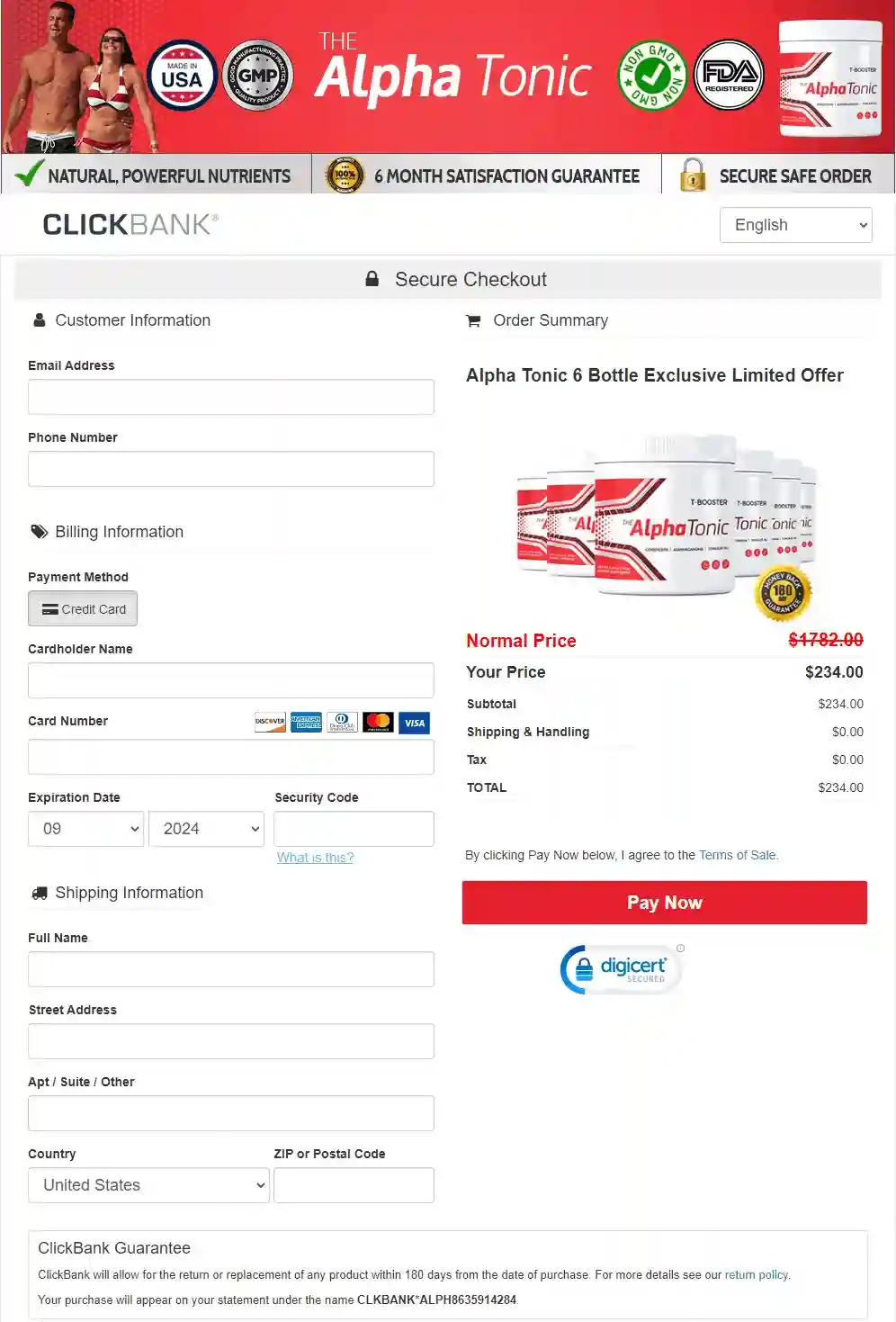 Alpha Tonic™ | Official Website | Enhance Male Health